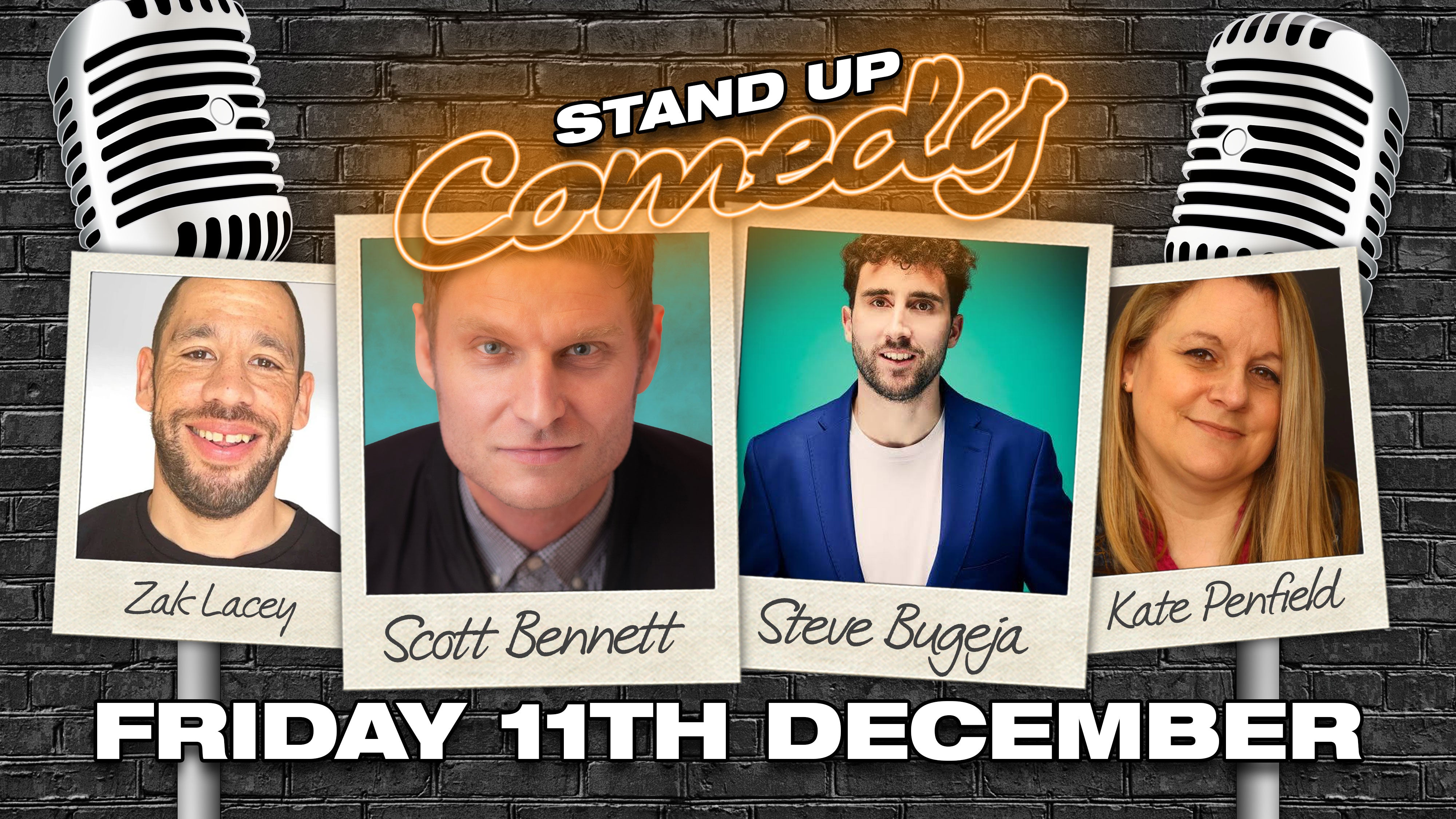 Scott Bennett & friends Stand up Comedy - Friday 11th December 2026 ...